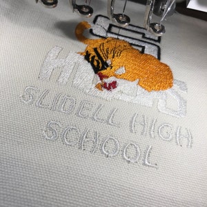 Slidell High School Uniform Logo Slidell LA Machine Embroidery Digital ...
