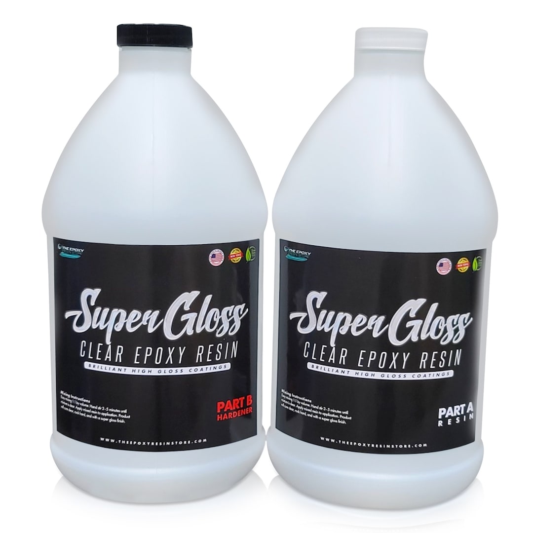 Crystal Clear Epoxy Resin: High Gloss Coating, UV Stable - Etsy