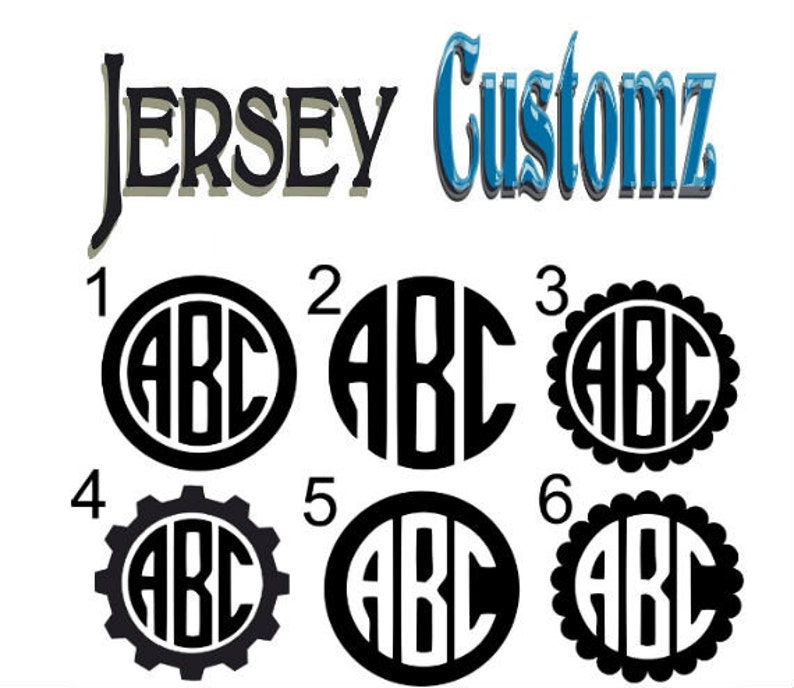 Custom Monogram Initials Yeti Rambler Tumbler Cup Vinyl Decal Etsy