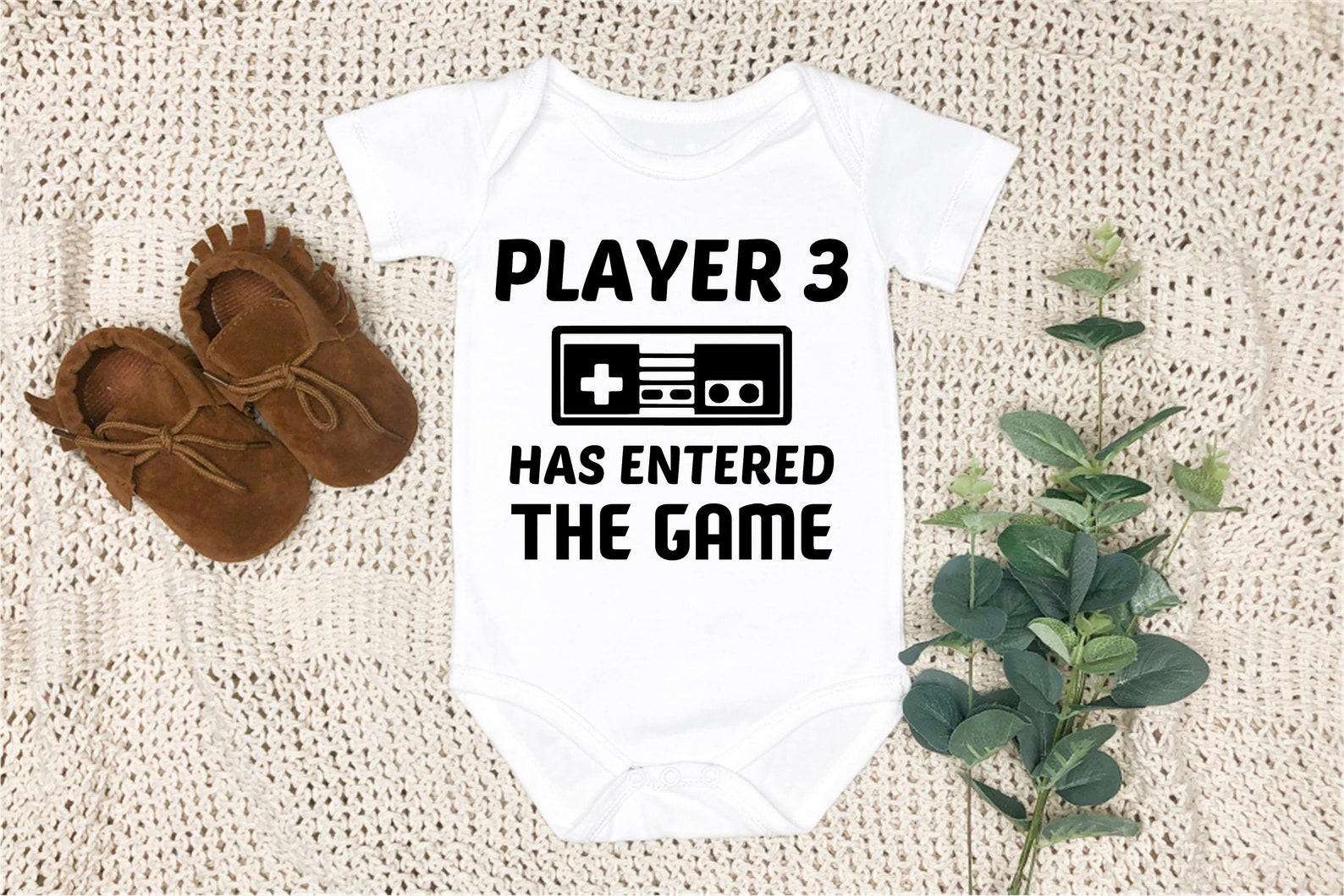 Player 3 Has Entered the Game Video Game Baby Onesie Bodysuit - Etsy