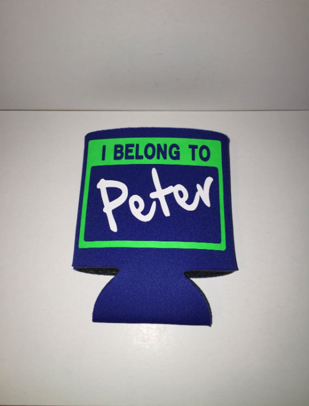 Custom Can / Bottle Can Cooler Name Tag - Etsy