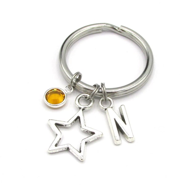 Star Keychain - Etsy