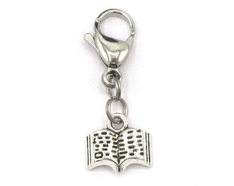 Book Bag Charm - Etsy
