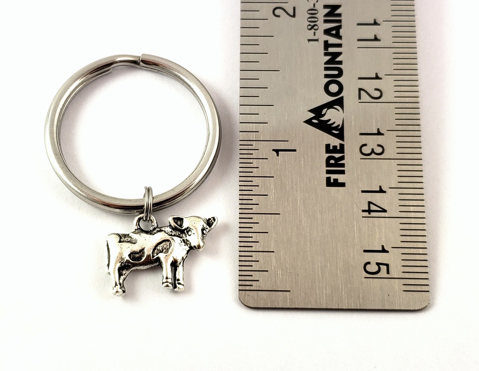 Cow Keychain Cow Keyring Cow Gift Cow Birthday Gift Cow | Etsy