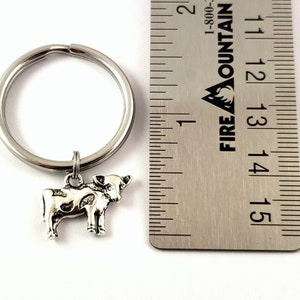 Cow Keychain- Cow Keyring, Cow Gift, Cow Birthday Gift, Cow Gift for ...