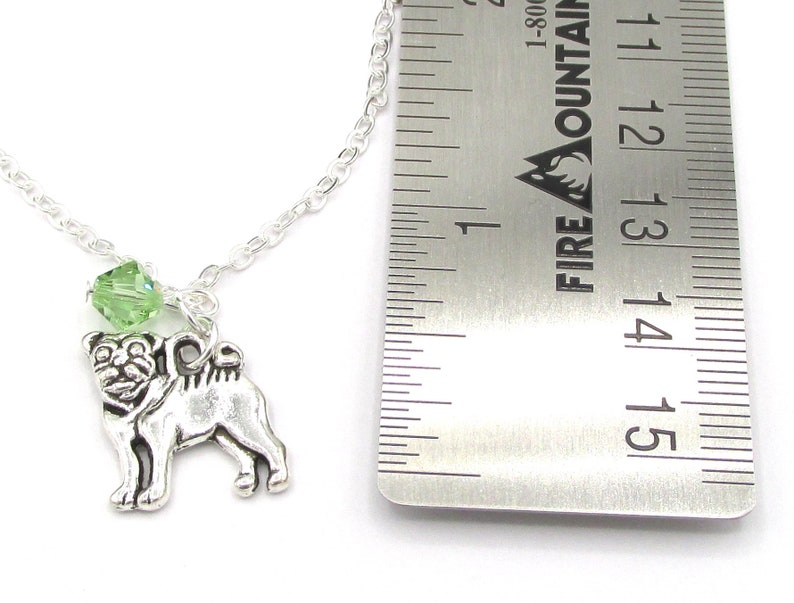 Pug Bracelet- Choose a Birthstone, Pug Jewelry, Pug Birthstone, Dog ...