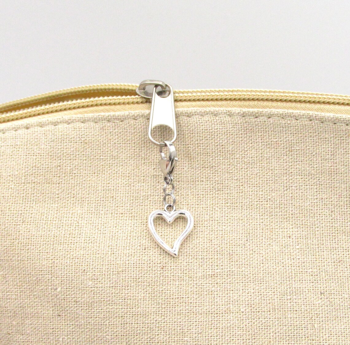 Heart Zipper Pull Heart Pull Heart Gift Heart Lobster Claw - Etsy