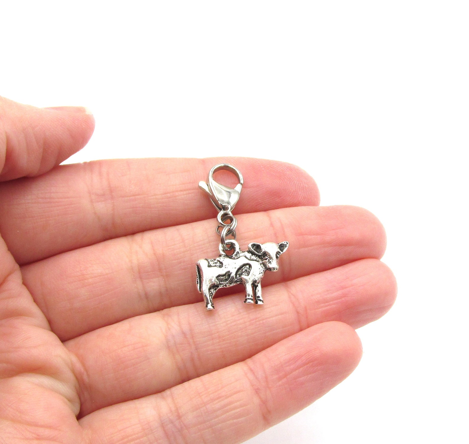 Cow Zipper Pull Cow Pull Cow Bag Charm Cow Accessories Cow | Etsy