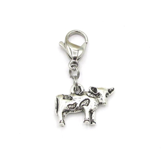 Cow Zipper Pull Cow Pull Cow Bag Charm Cow Accessories Cow - Etsy