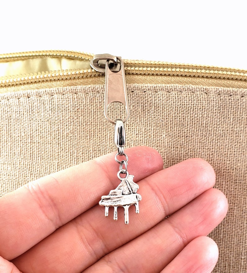 Piano Zipper Pull, Music Zipper Pull, Piano Zipper Charm, Piano Bag ...