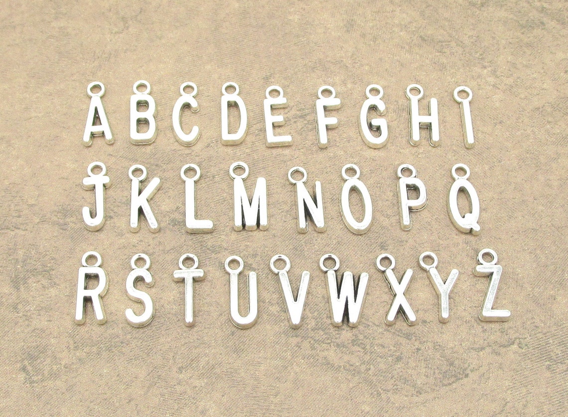 Initial Zipper Pull- Choose a Letter, Letter Zipper Pull, Letter Zipper ...