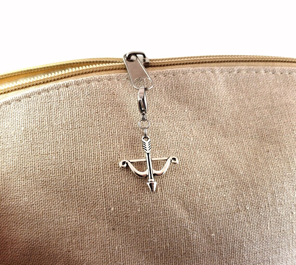 Bow and Arrow Zipper Pull Archery Zipper Pull Archery Pull | Etsy