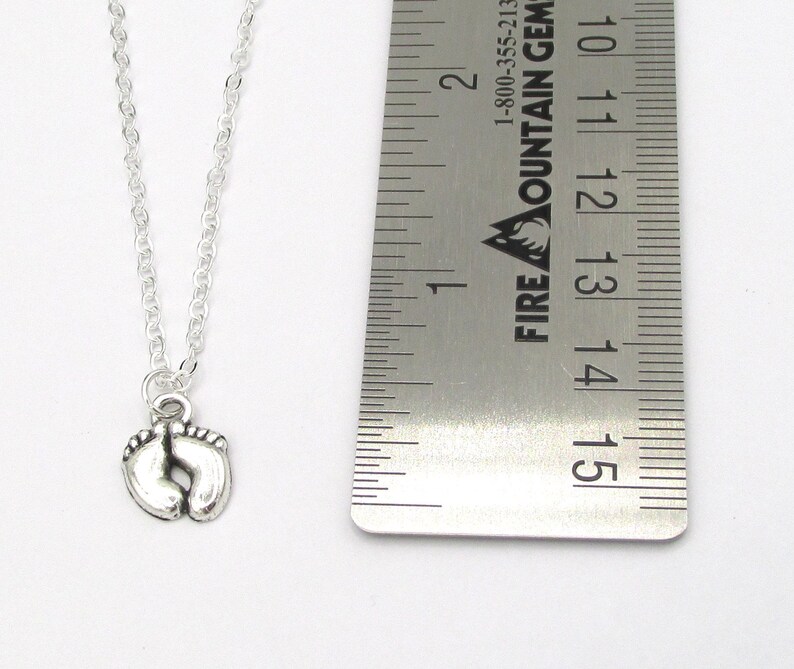 Baby Feet Necklace Baby Feet Jewelry New Mom Gift Silver - Etsy