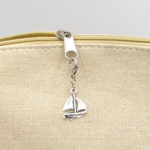Sailboat Zipper Pull, Boat Zipper Pull, Sailing Zipper Pull, Boat Purse ...