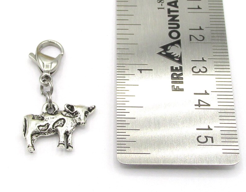 Cow Zipper Pull Cow Pull Cow Bag Charm Cow Accessories Cow | Etsy