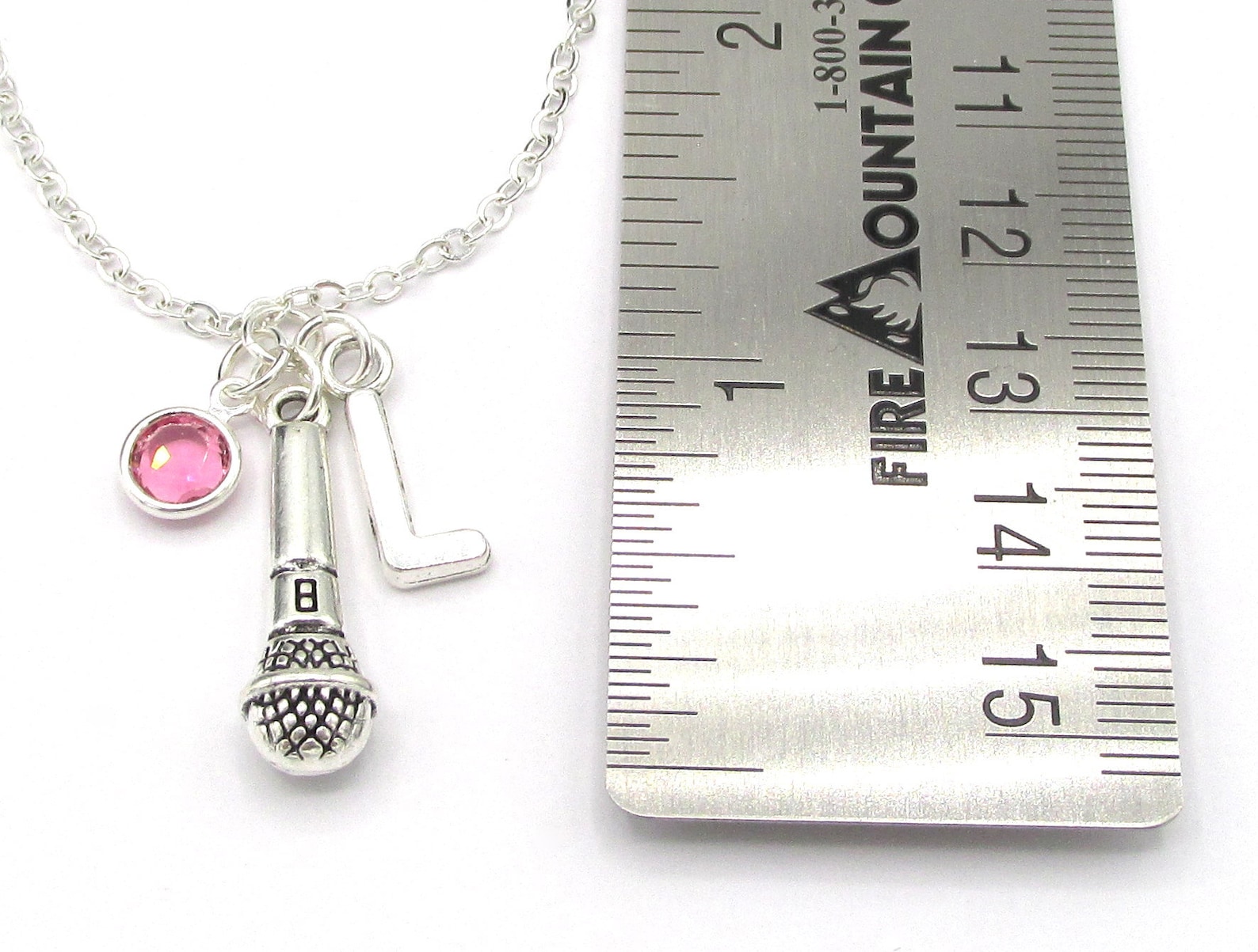 Microphone Bracelet- Birthstone and Initial, Singing Jewelry, Public ...