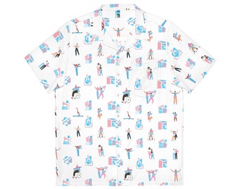 Pride Button up Shirt - Etsy