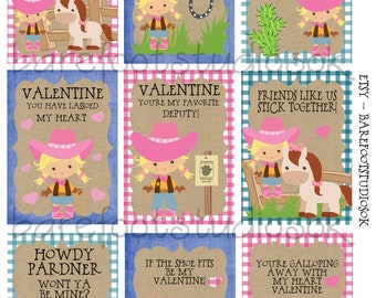 Cowgirl Valentine - Etsy