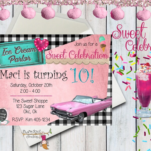 Ice Cream Parlor 50s - Etsy