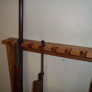 8 Gun Vertical Wall Mount Rack - Single Barrel Model - Etsy