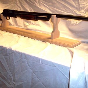 Mantle Style Gun Display Rack for Shotgun - Etsy