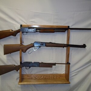 3 Gun Rack for Wall, Mantle or Trade Show - Etsy