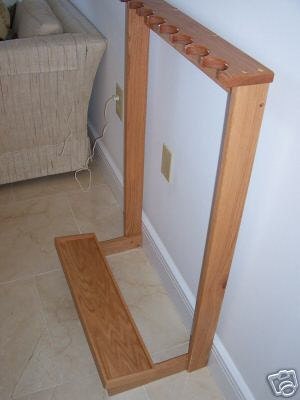 8 Gun Red Oak Display Rack Unfinished Natural or Walnut | Etsy