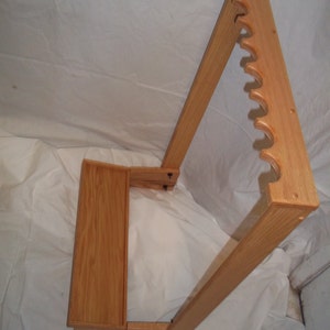 8 Gun Rack - Folding Red Oak Display - Walnut or Natural Finish - Etsy