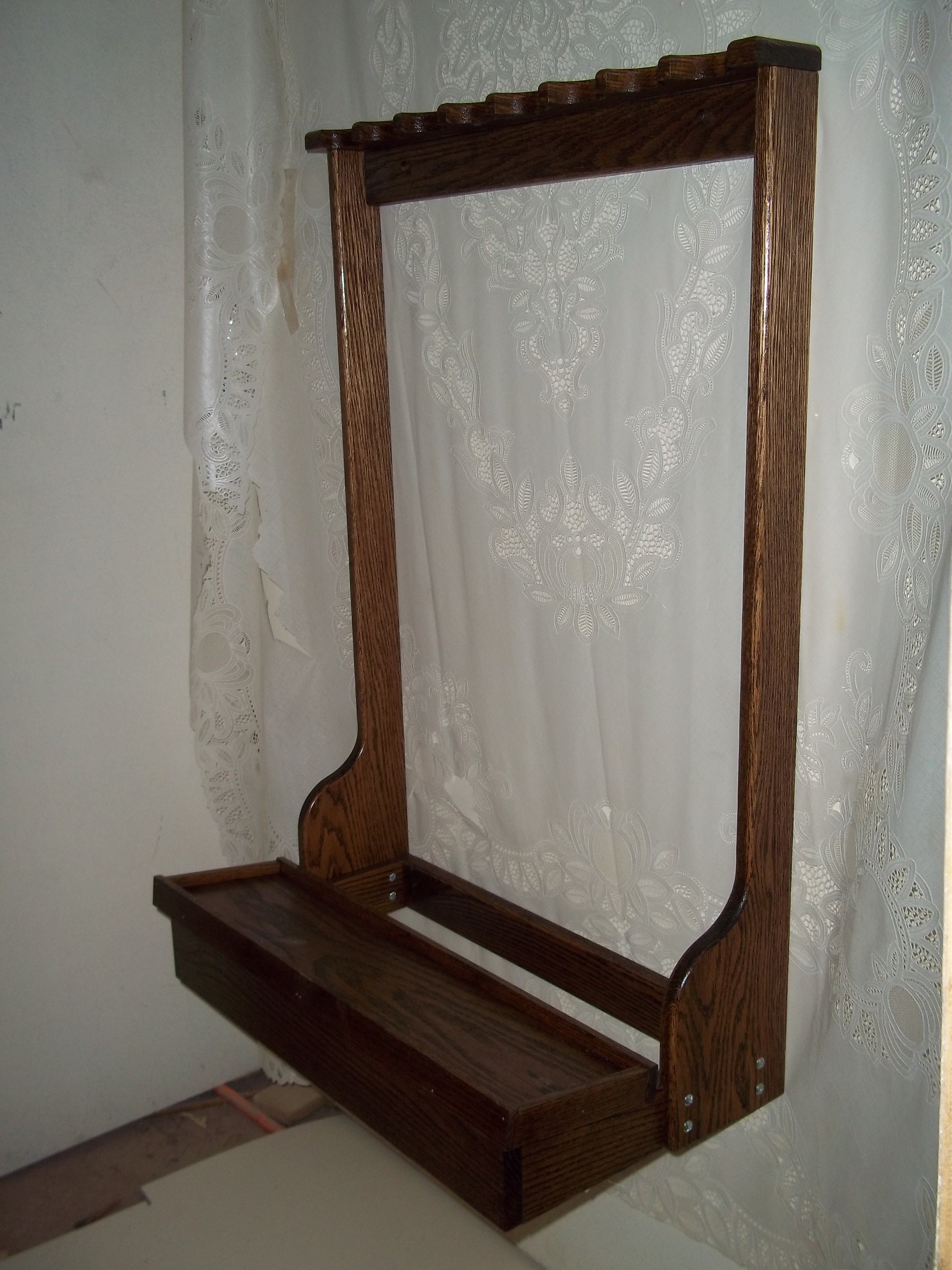 8 Gun Vertical Wall Mount Rack Single Barrel Model - Etsy