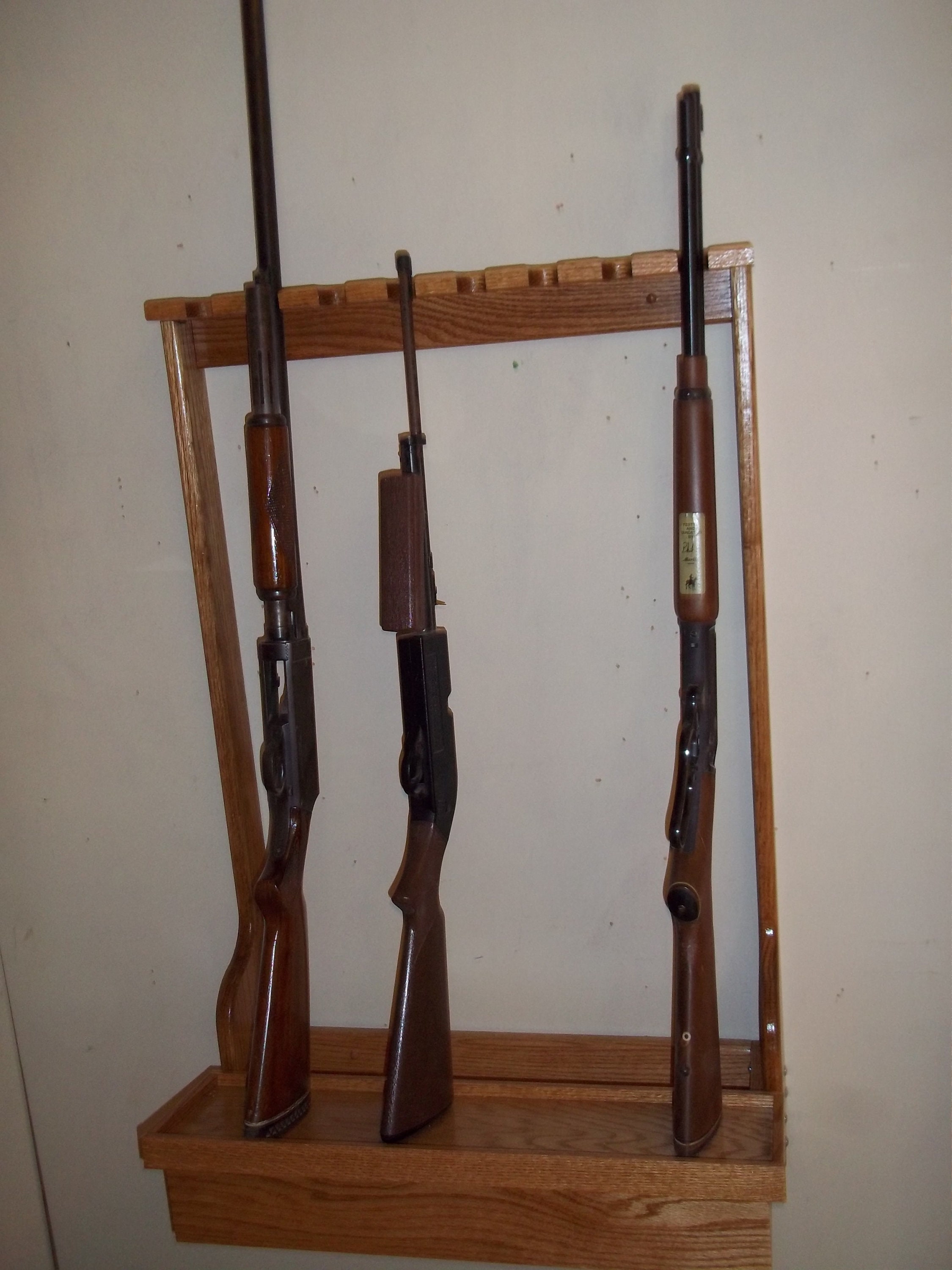 8 Gun Vertical Wall Mount Rack Single Barrel Model - Etsy