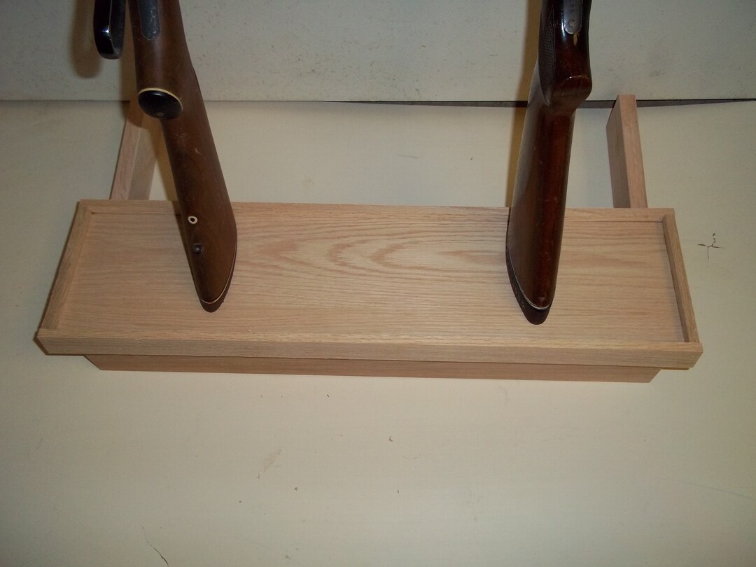 24” Closet Gun Rack & Butt Rest – Unfinished - Etsy