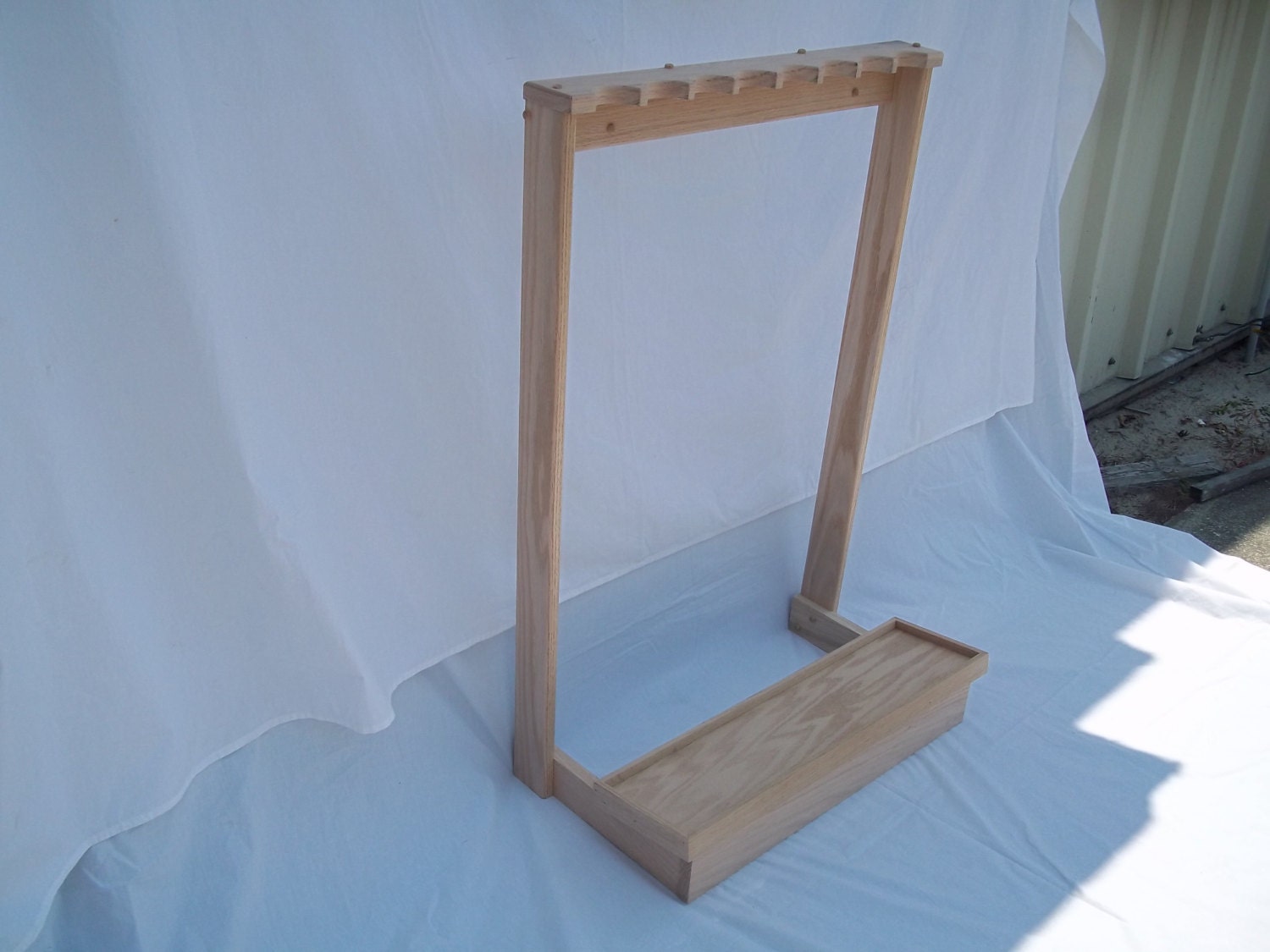 8 Gun Red Oak Display Rack Unfinished Natural or Walnut | Etsy