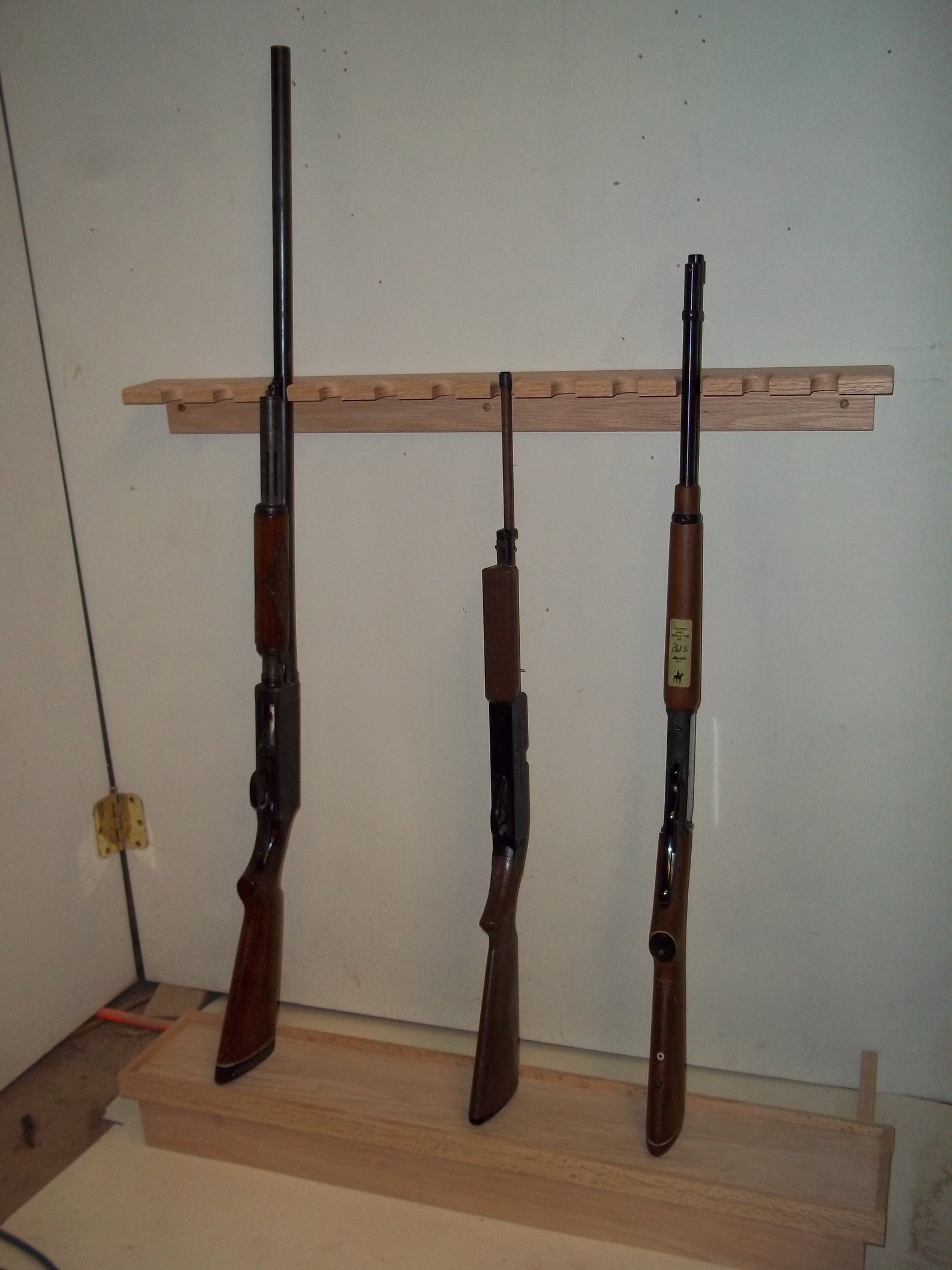 36 Closet Gun Rack & Butt Rest Single Barrel Model - Etsy