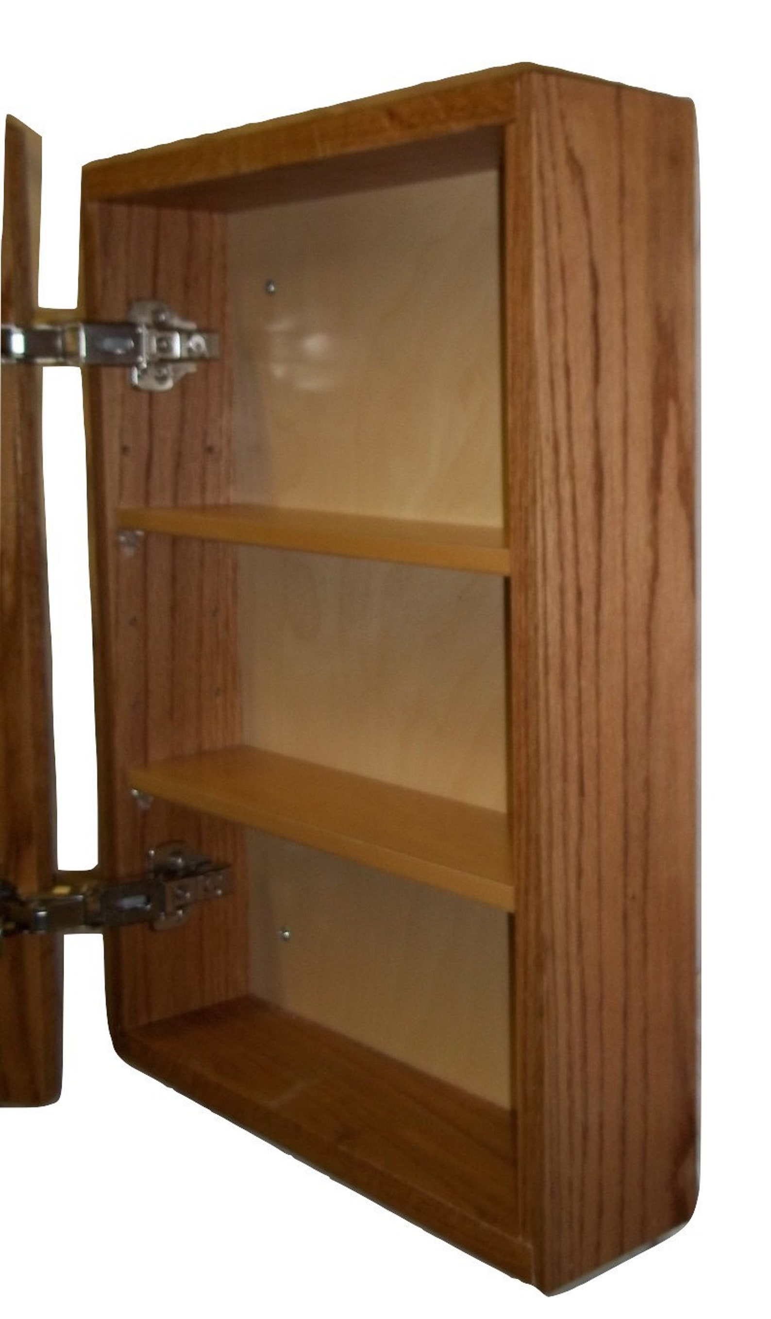 Wallmount Medicine Cabinet Red Oak - Etsy