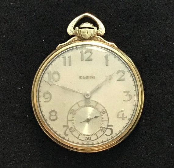 Elgin 479 Art Deco Pocket Watch 12 Size 17 Jewels | Etsy