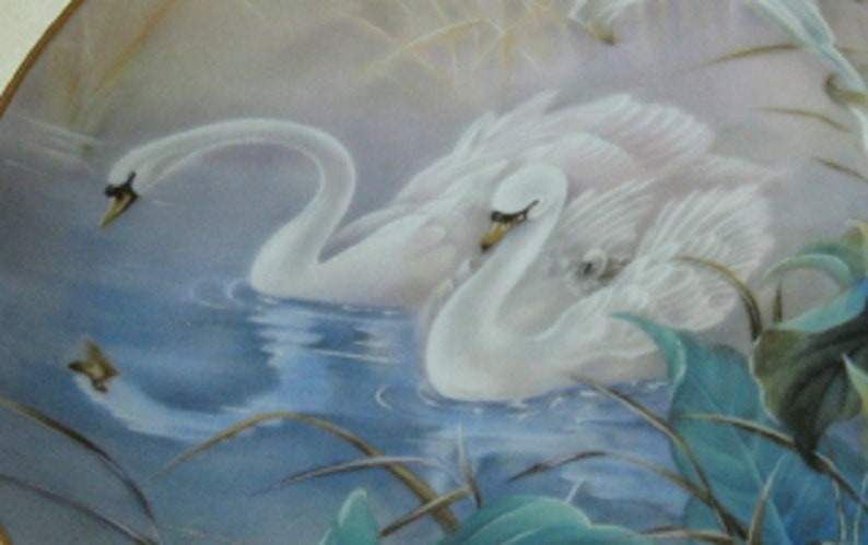 Artist Lena Liu-vintage 1991 Swan Family Collector - Etsy New Zealand