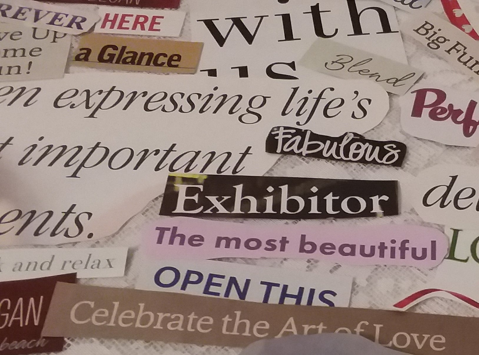 Magazine Word Clippings-mystery Word Bundles-junk Journal Pack ...