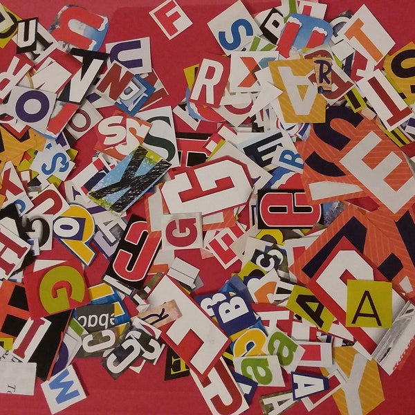 Magazine Letters - Etsy