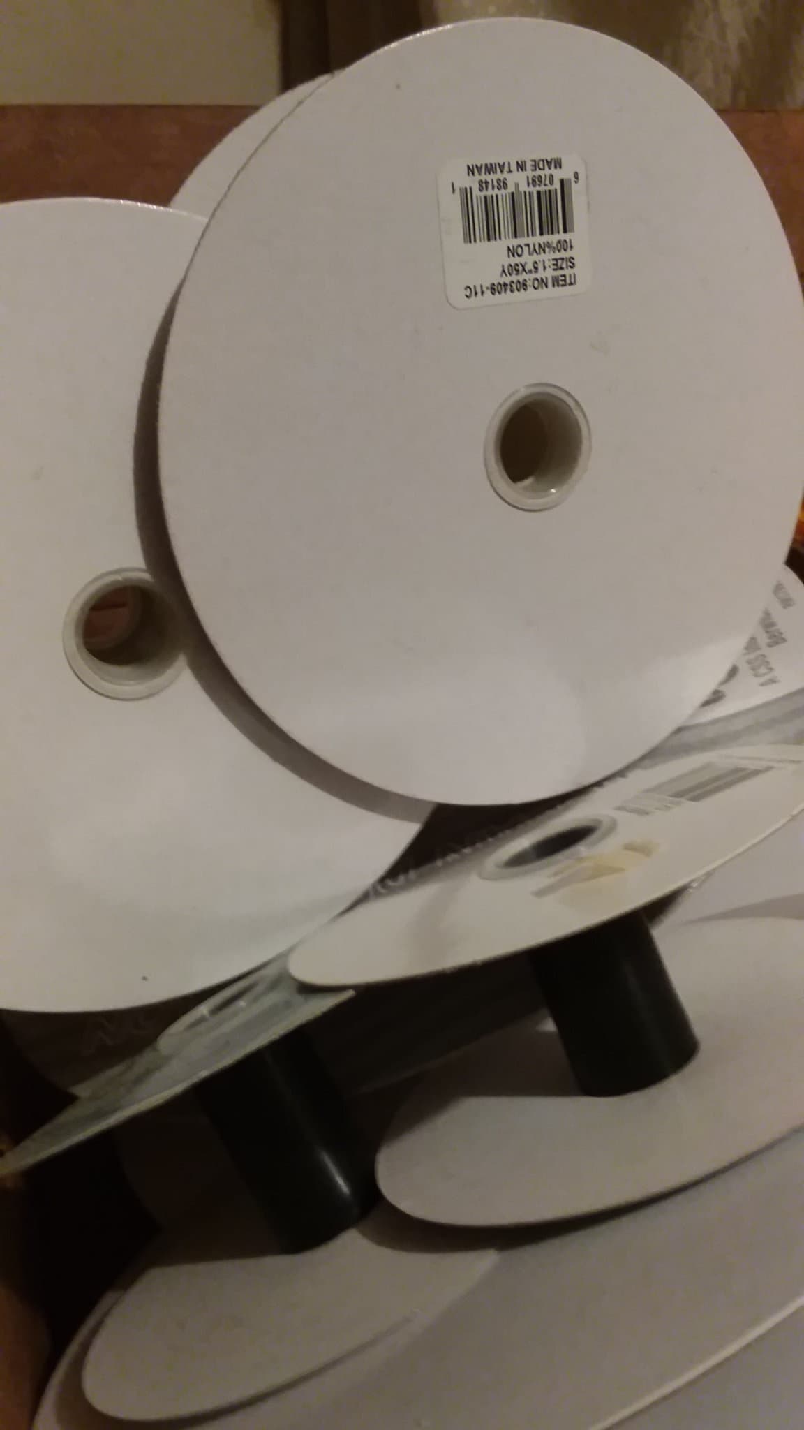 Empty Ribbon Spools-lot of 75-plastic Ribbon Spools-mixed Media Art ...