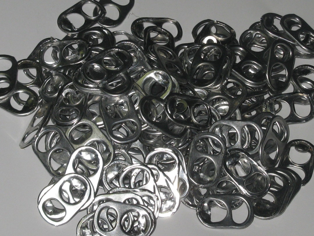 Aluminum Soda Can Tabs: Recycled Metal Craft Supply-mixed Media Art ...