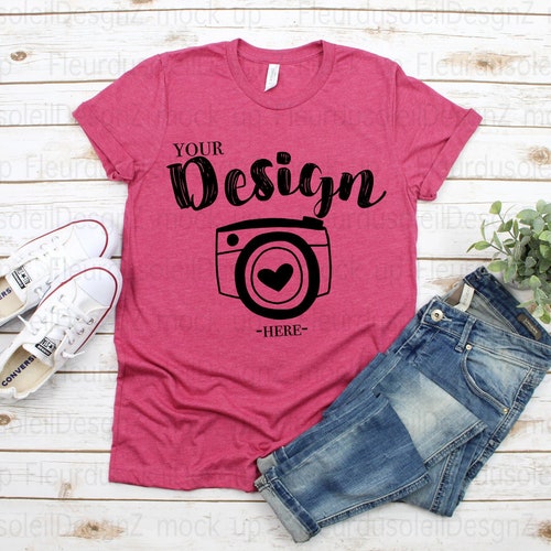 T Shirt Mock up Tee Mockup Clothing Mockups Bella Canvas - Etsy