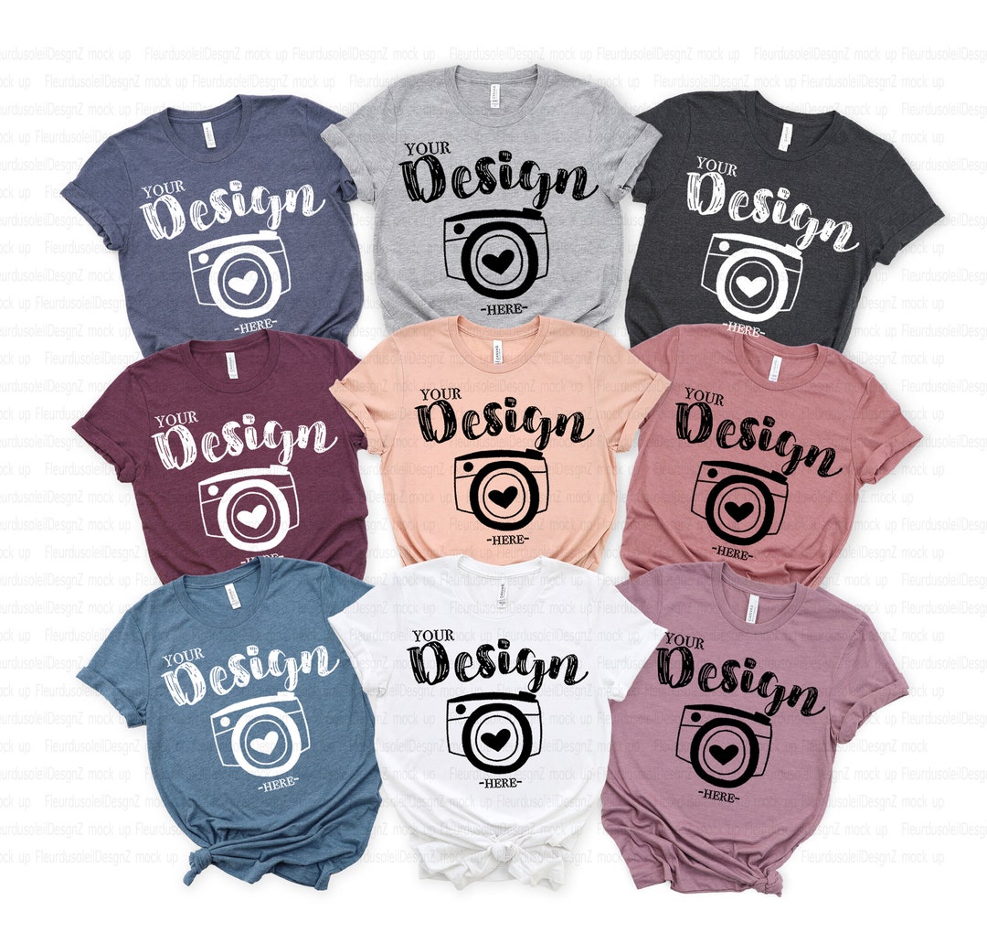 Bella Canvas Group Spring Mock up Photo Family Blank Mock up Bella ...