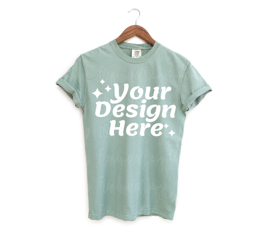 Comfort Colors 1717 Bay Adult Heavyweight RS T-shirt Mockup Comfort ...