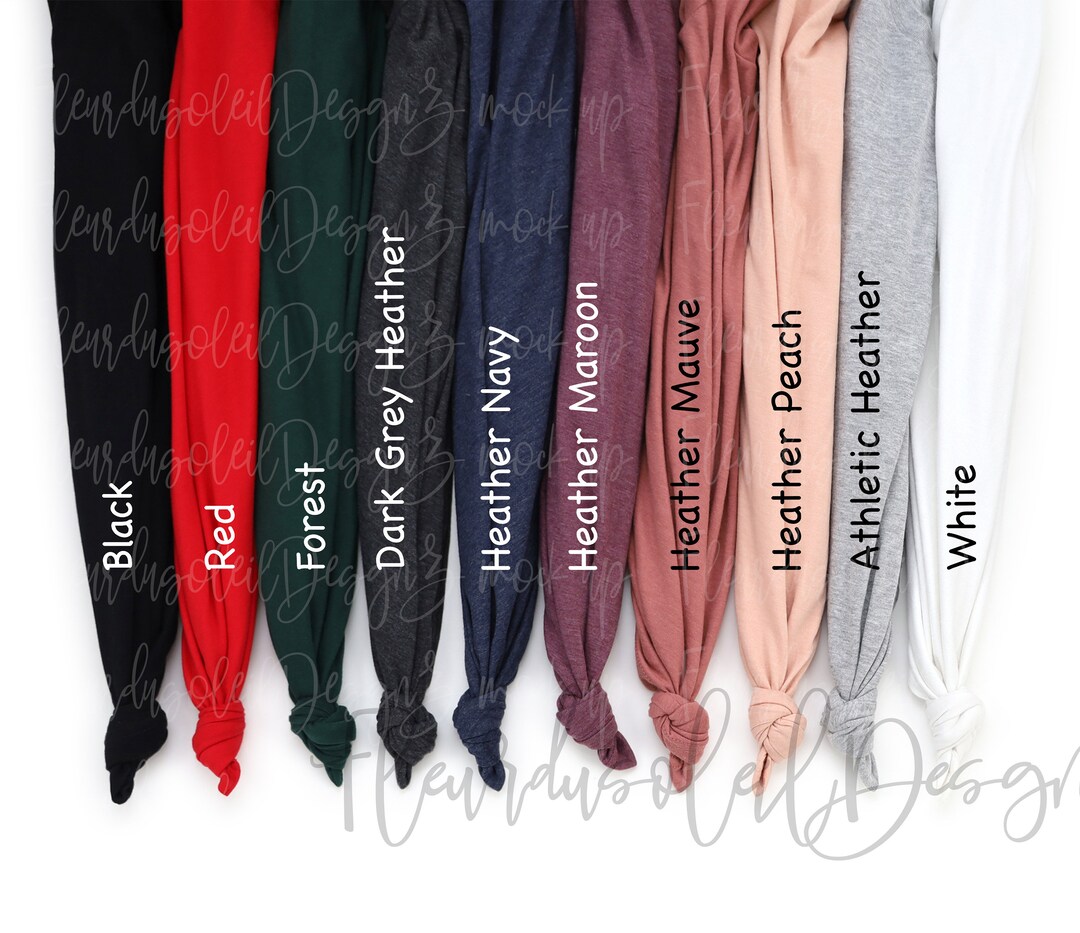 Bella Canvas Mockup T-shirt Color Chart Shirt Color Chart Bella Canvas ...