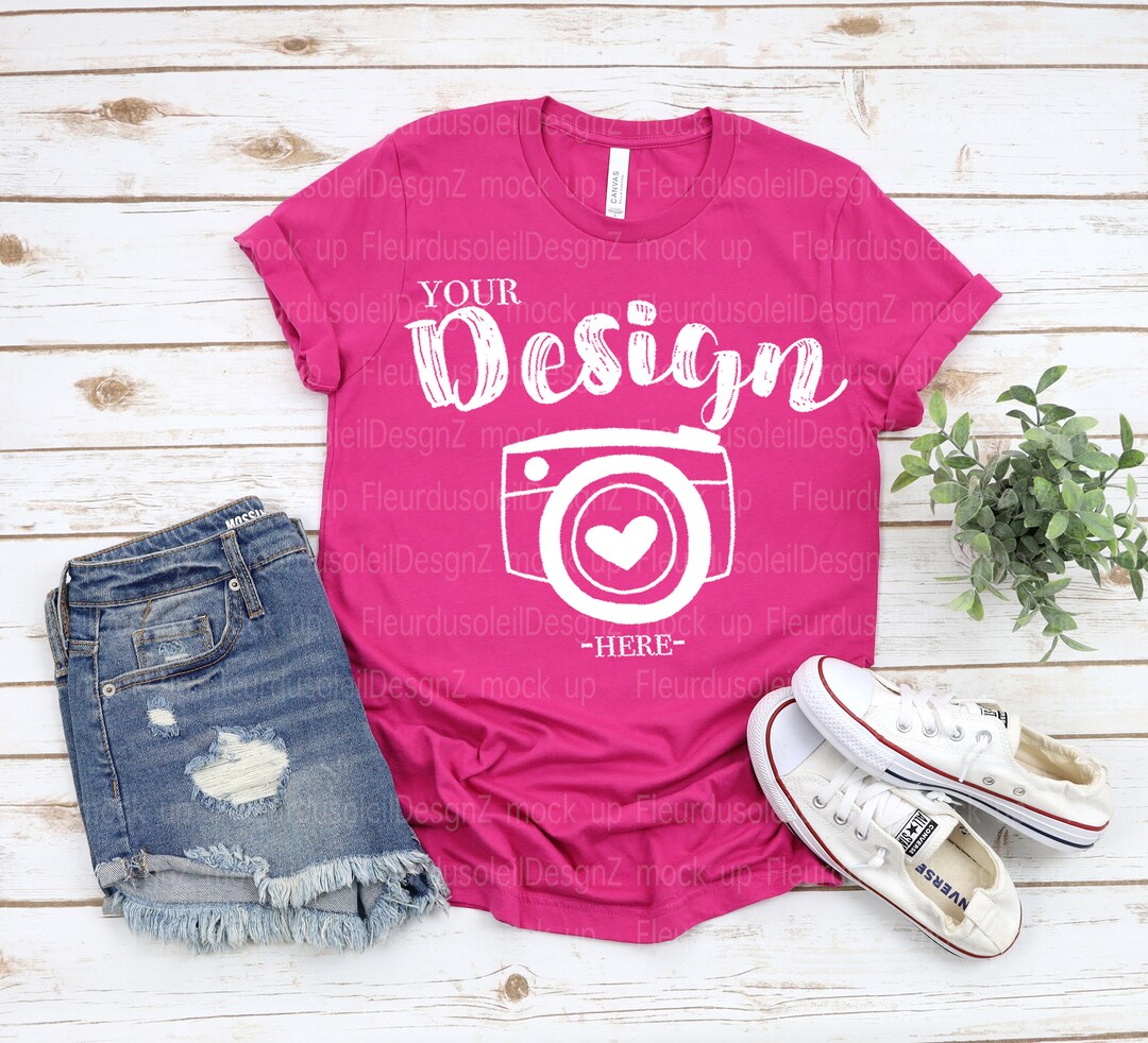 3001 Berry Bella Canvas Mockup Bella Canvas 3001 Mockup Bella Canvas ...