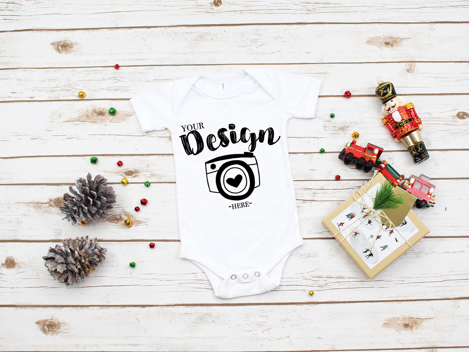 Bella Canvas 100B White Unisex One Piece Flat Lay Bodysuit - Etsy