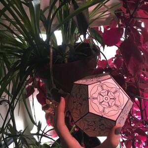 Dodeca // Poster or 3d Craft Project - Etsy