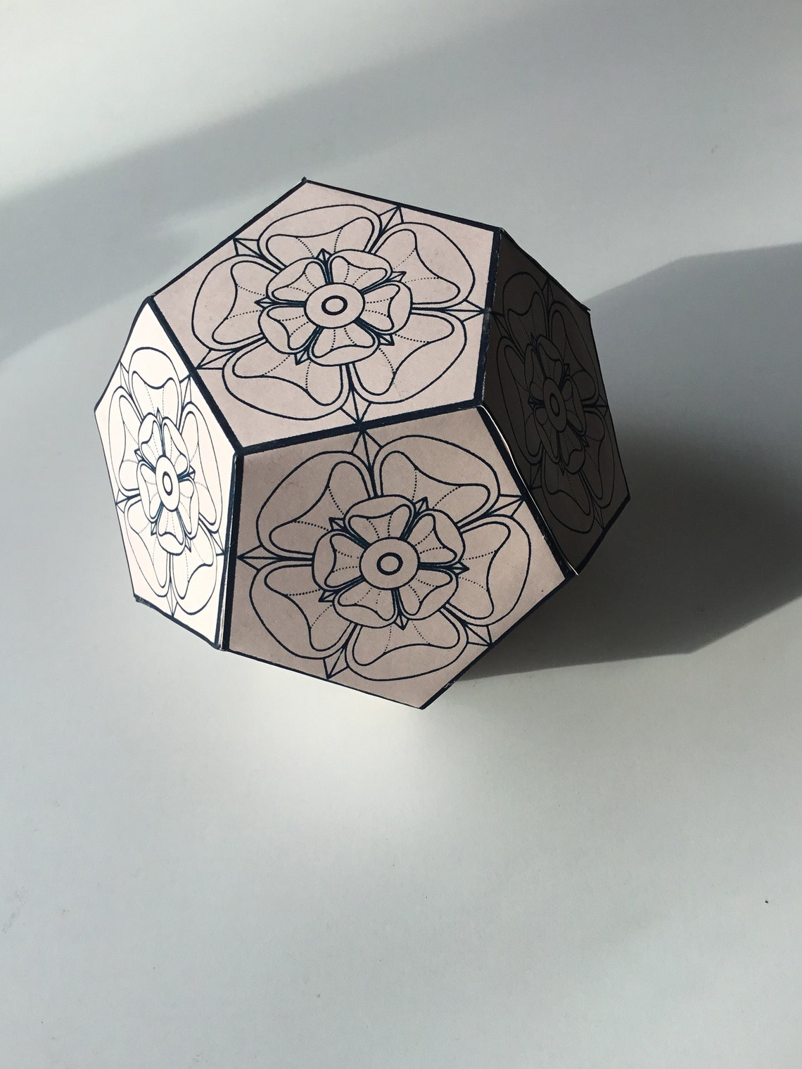 Dodeca // Poster or 3d Craft Project - Etsy