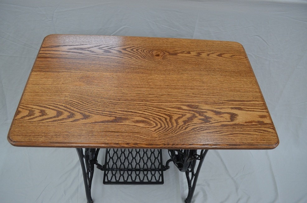 Vintage Singer Sewing Machine Treadle Table With Oak Hardwood - Etsy