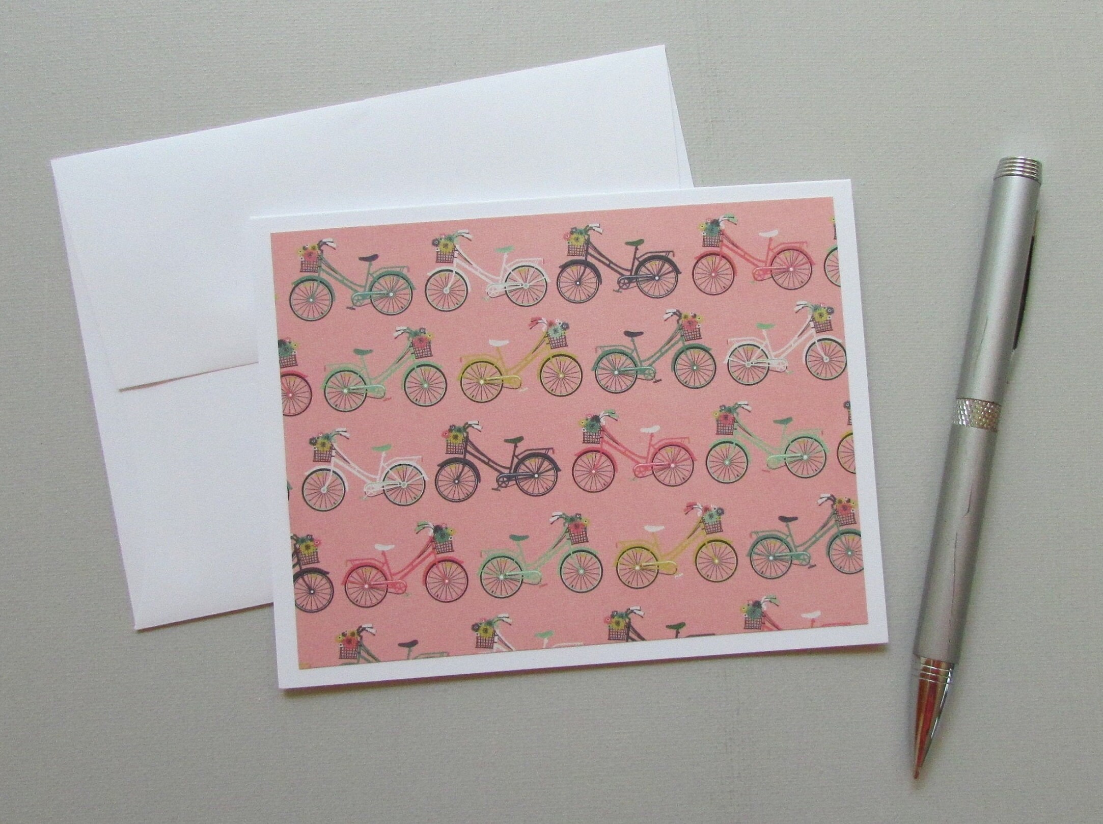 Bicycle Note Cards set of 10 Blank cards-all occasion card | Etsy